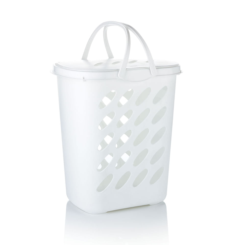 Canasta para ropa 46L Blanco - Estrasoluciones