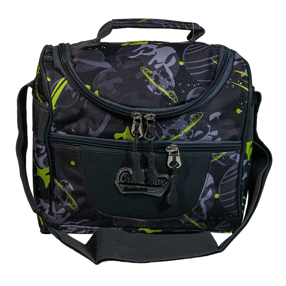 Lonchera Estampada Masculina 21X19X14Cm Lonchera Out Door Gris-Verde ...