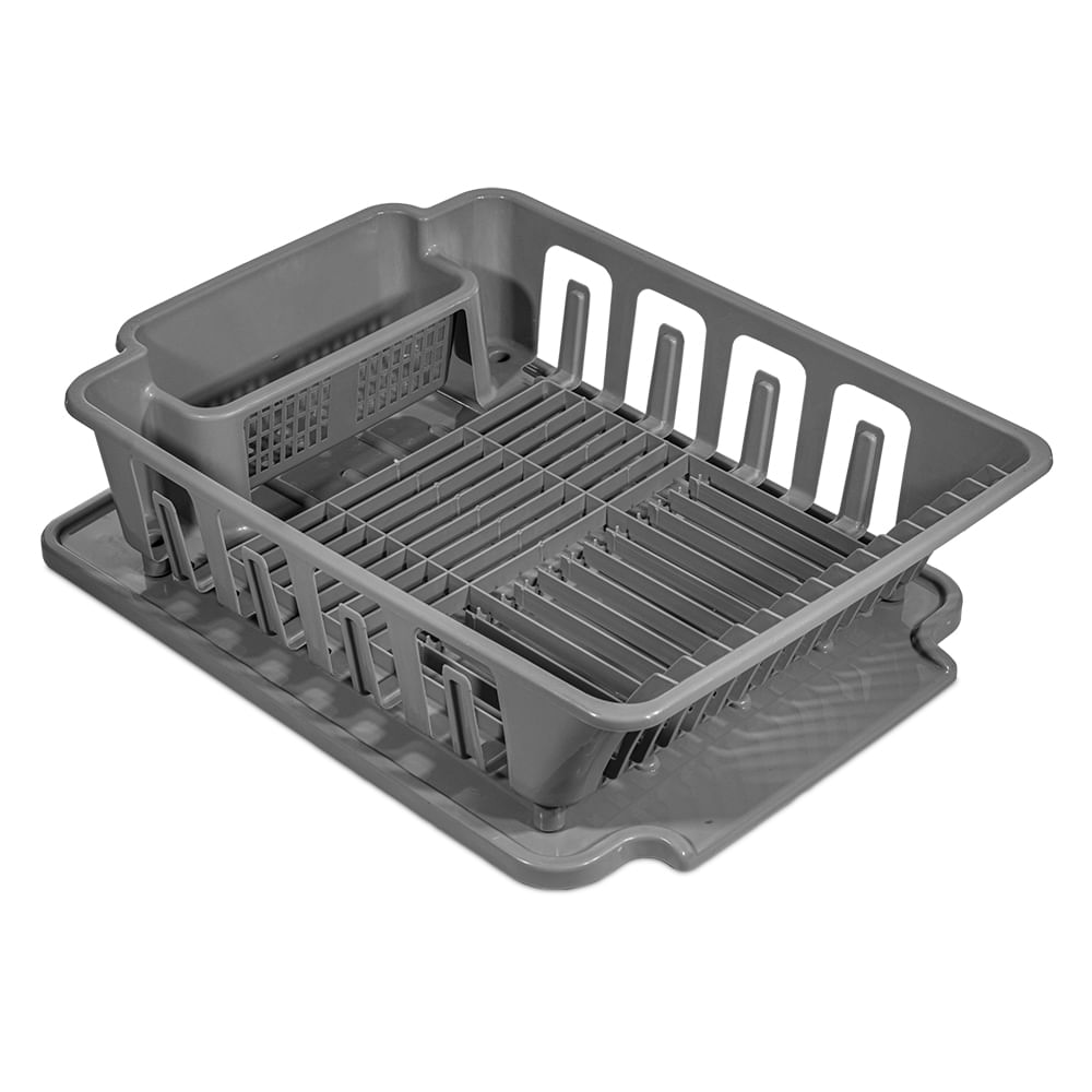 Escurridor De Platos Con Bandeja Plástico 46.5X35X10.5Cm Escurridor De ...