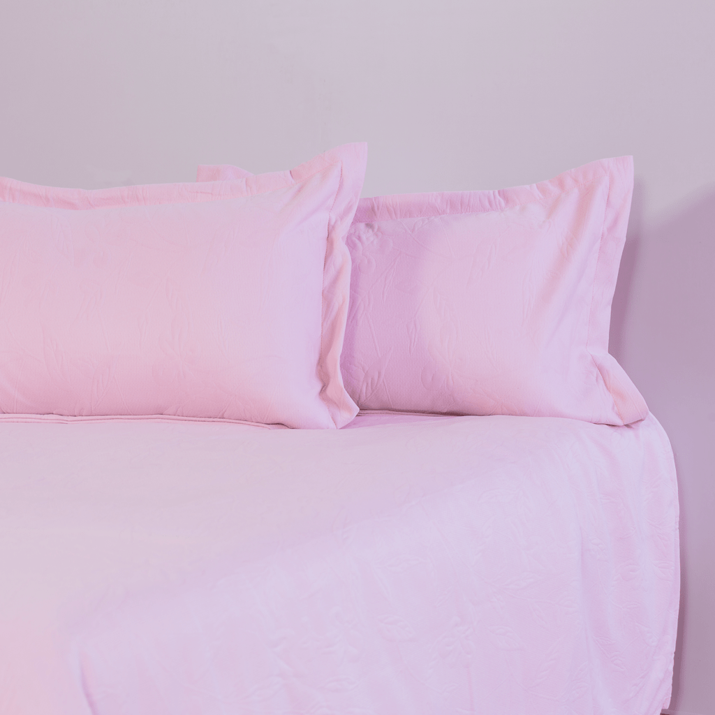 Sobrecama Parvatina Bio Palo de Rosa Sencillo King - Estrasoluciones