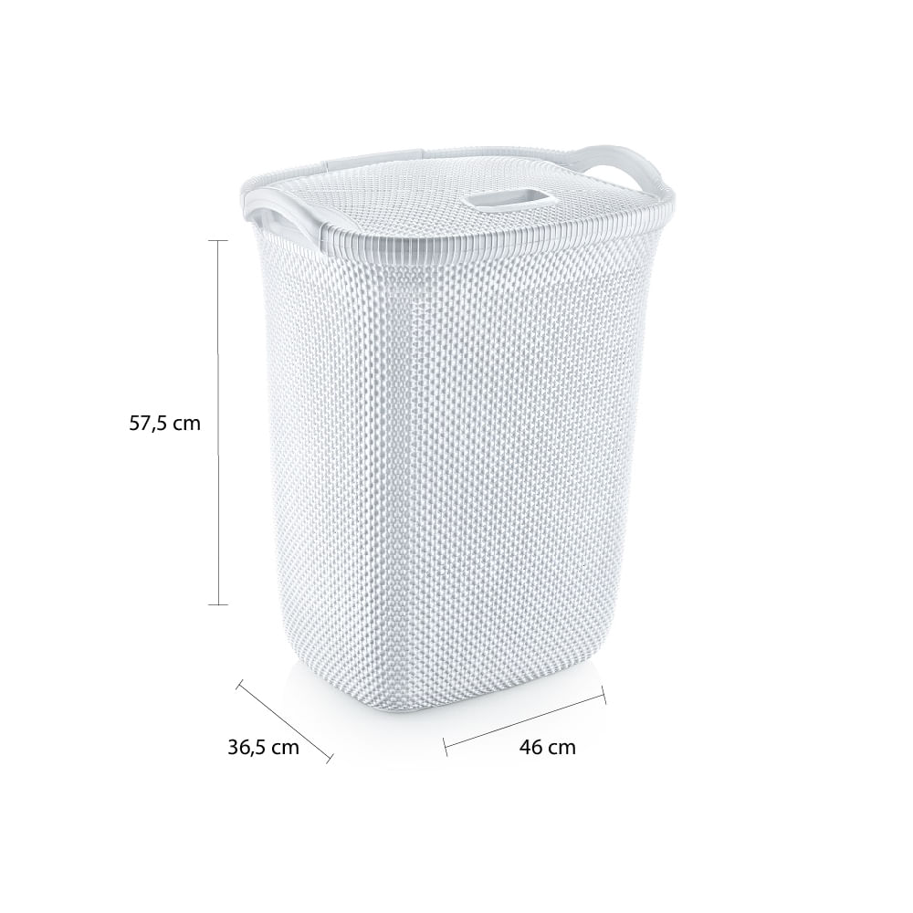 Canasta Para Ropa Honey Oz 63L Blanco Canasta Para Ropa Honey Blanco ...